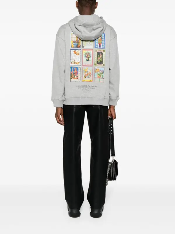 MARINE SERRE Printed Organic Cotton Hoodie