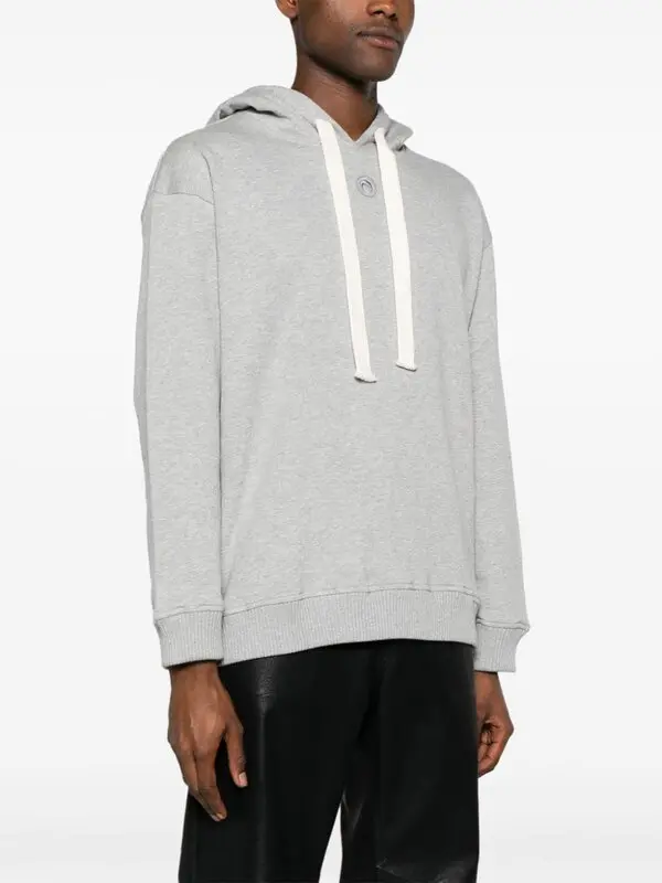 MARINE SERRE Printed Organic Cotton Hoodie