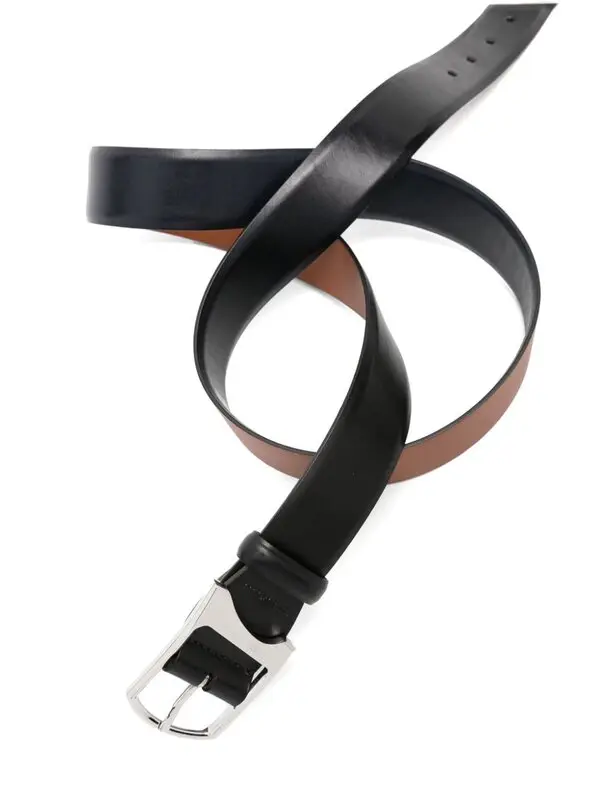 Santoni Buckle-fastening Leather Belt