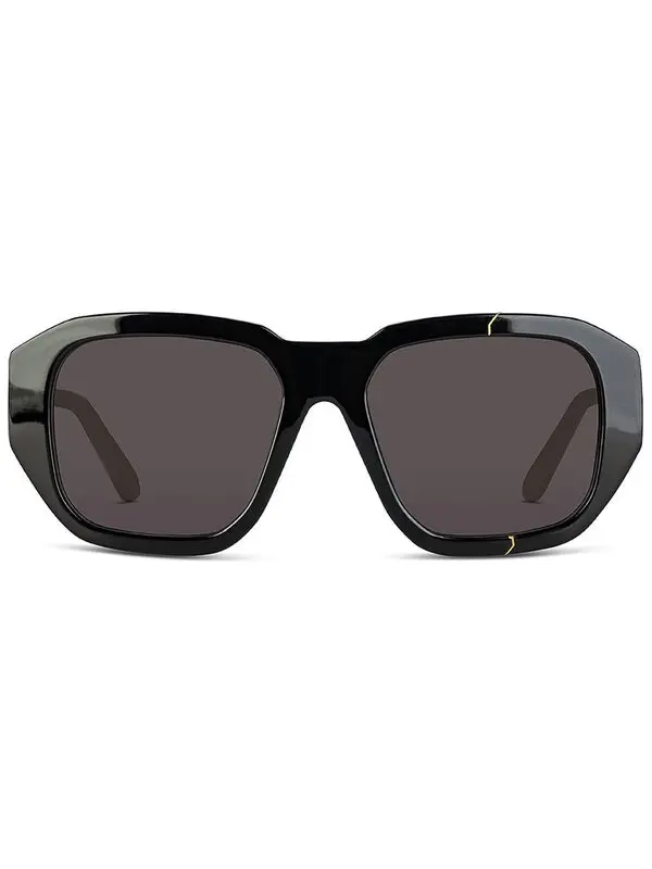 FACE.HIDE Broken Cosmo Sunglasses - Black