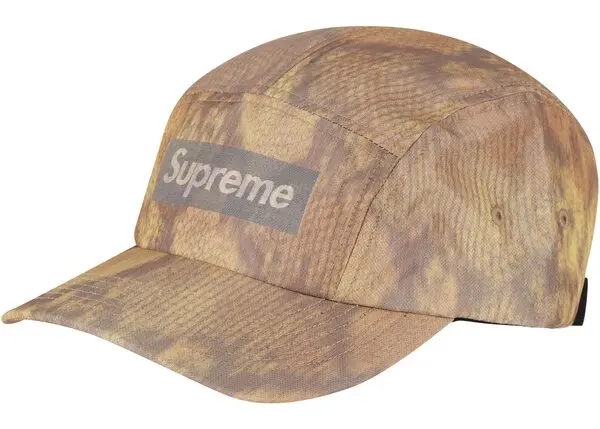 Supreme Reflective Jacquard Logo Camp Cap - Snake