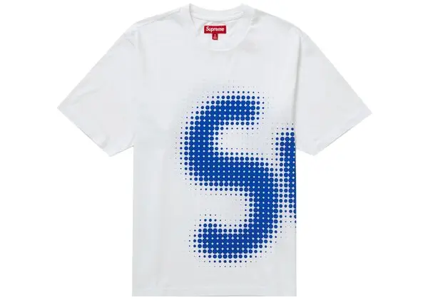 Supreme Halftone Short Sleeve Top - White