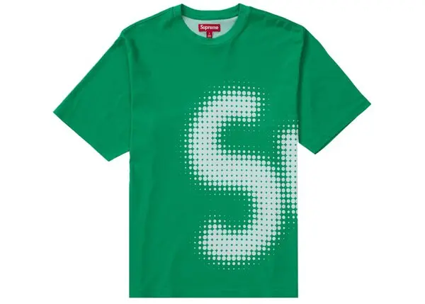 Supreme Halftone Short Sleeve Top - Bright Green