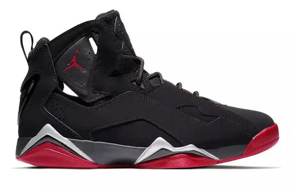JORDAN True Flight Sneakers - Black/gym Red/metallic Silver