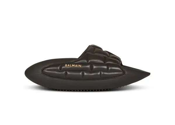 Balmain Quilted Mule