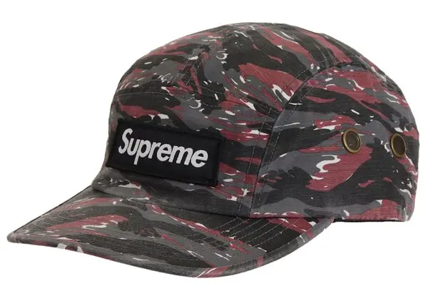 Supreme Military Camp Cap - Red Tiger Camo