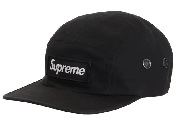 Supreme Military Camp Cap - Black