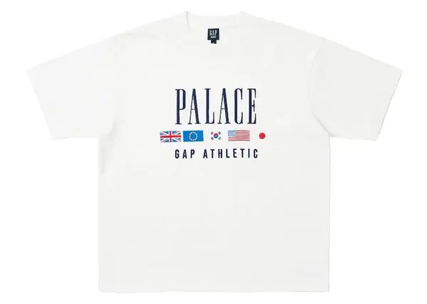 PALACE X Gap Heavy Jersey T-shirt - White