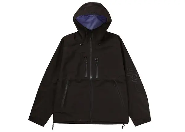 Supreme Gore-tex Taped Seam Shell Jacket - Black