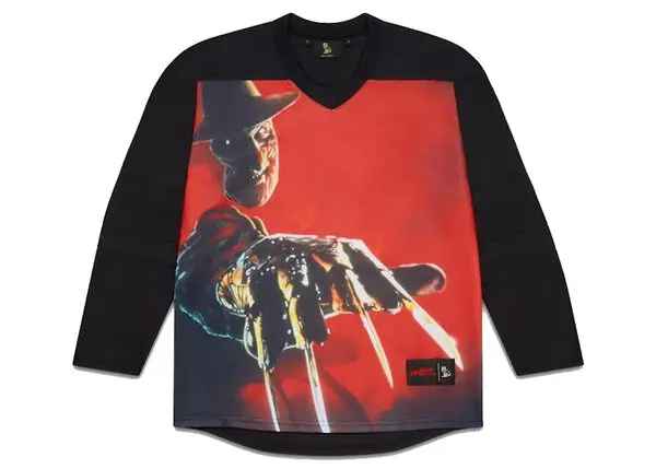 OVO A Nightmare On Elm Street Hockey Jersey - Black