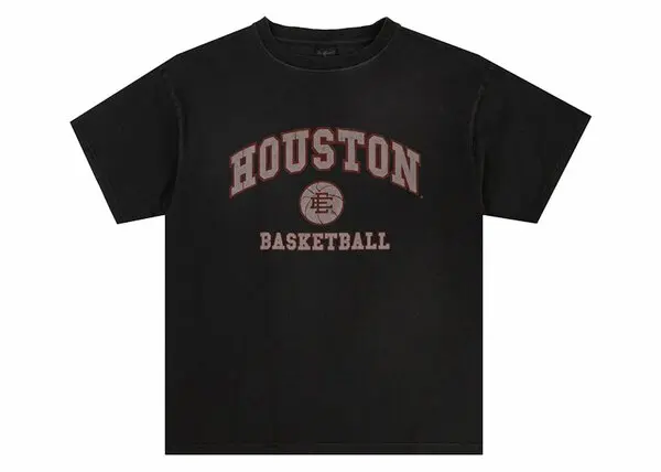 ERIC EMANUEL Ee College Houston Tee Shirt - Washed Black