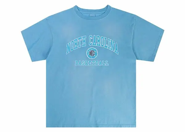 ERIC EMANUEL Ee College North Carolina Tee Shirt - Washed Blue