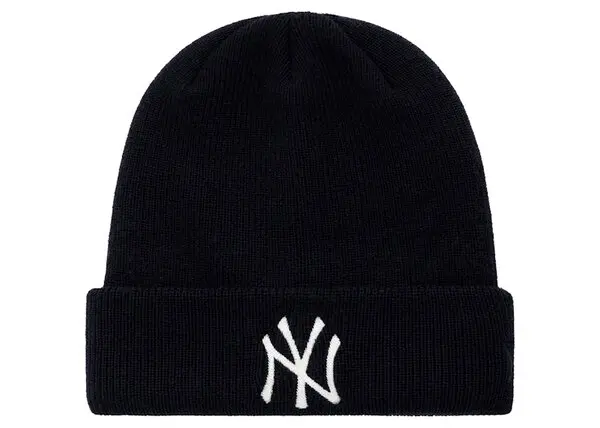 Aimé Leon Dore Chainstitch Yankees Beanie - Navy Blue