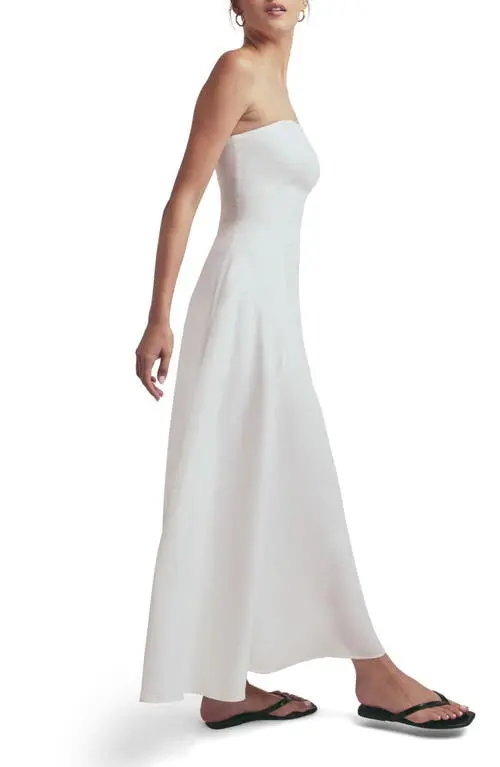 Favorite Daughter The Favorite Linen Dress - White | Editorialist