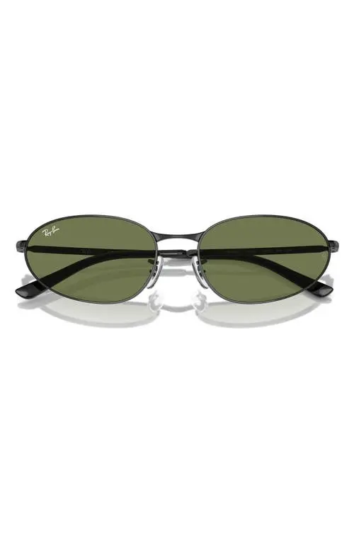 Ray-ban 56mm Oval Sunglasses - Black