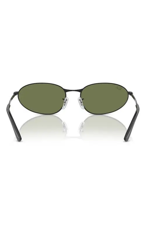 Ray-ban 56mm Oval Sunglasses - Black
