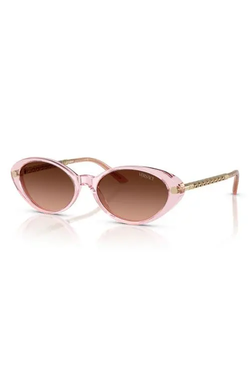 Versace 54mm Oval Sunglasses