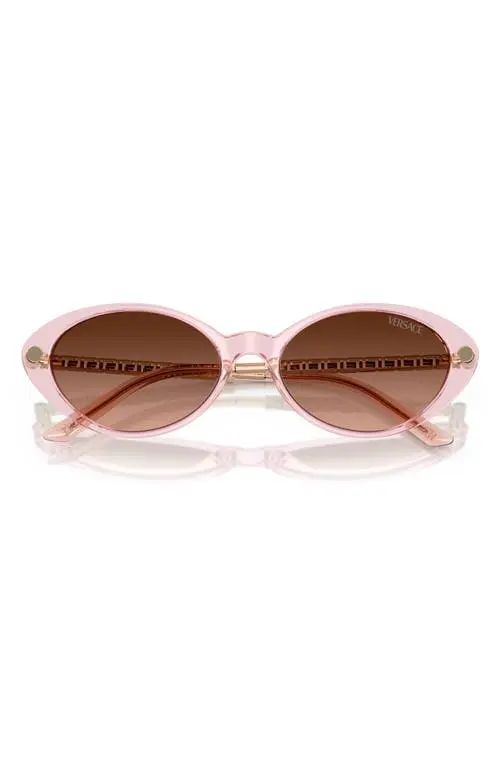 Versace 54mm Oval Sunglasses