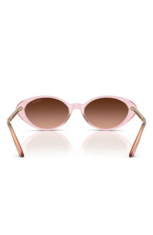 Versace 54mm Oval Sunglasses