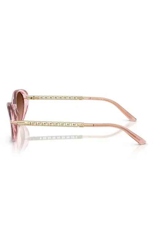 Versace 54mm Oval Sunglasses