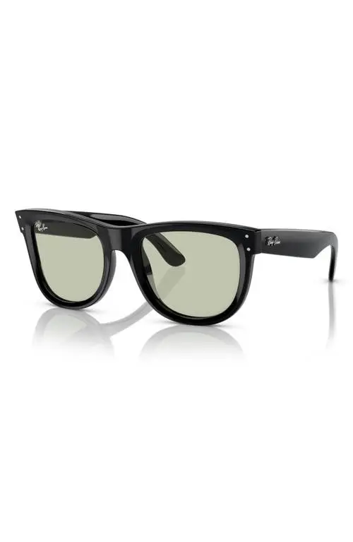Ray-ban Wayfarer Reverse 53mm Square Sunglasses - Black