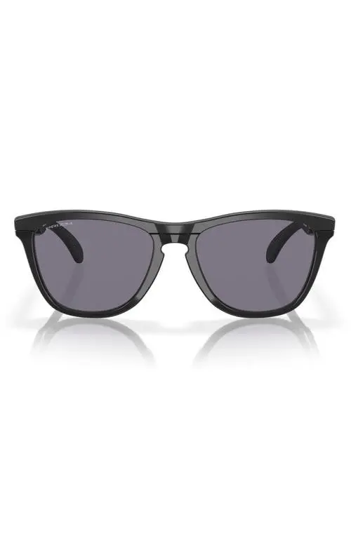 Oakley Frogskins 55mm Round Sunglasses - Black Grey