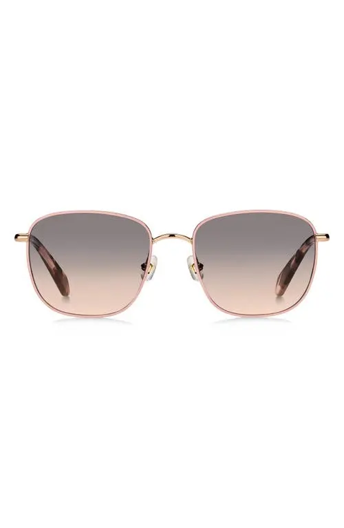 Kate Spade New York Kiylah Square Sunglasses - Pink/gold