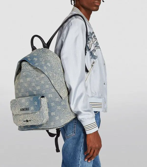 Amiri Bandana Print Backpack