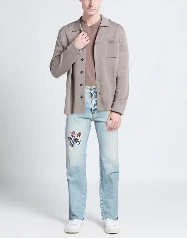 Dsquared2 Jeans In Cotton, Elastane, And Leather