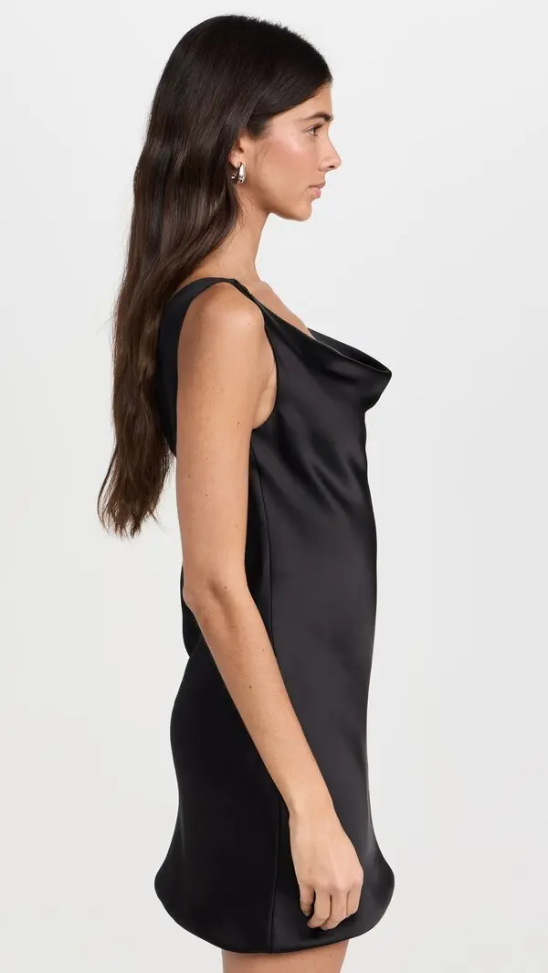 Norma Kamali Maria Mini Dress - Black
