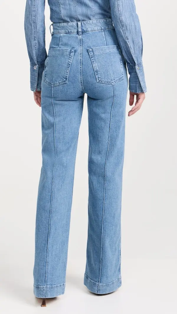 Another Tomorrow Denim Trousers