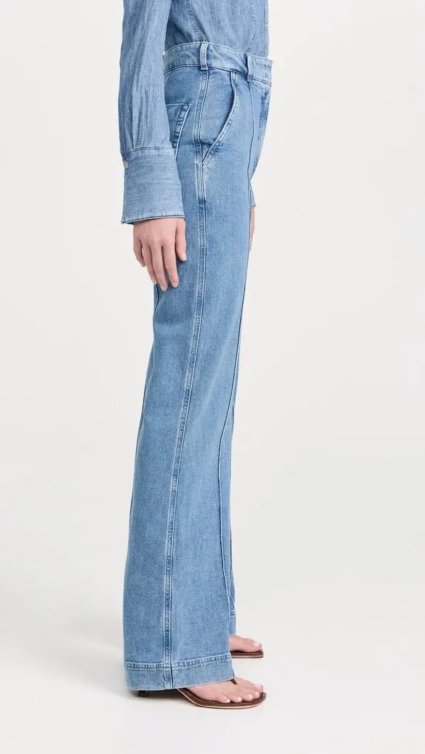 Another Tomorrow Denim Trousers