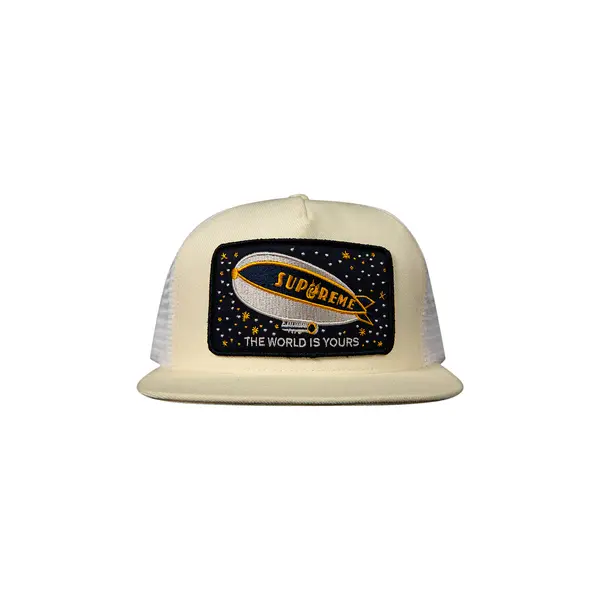 Supreme Blimp Mesh Back 5-panel Cap - White
