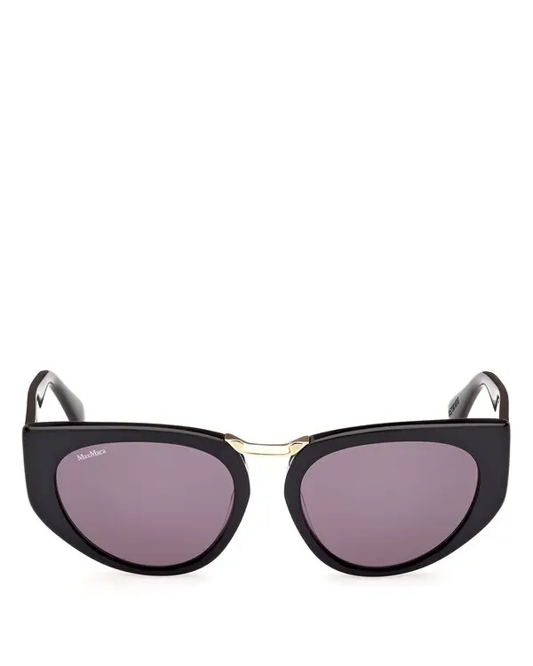 Max Mara Bridge1 Cat Eye Sunglasses - Black/Smoke | Editorialist display picture 2