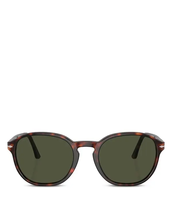 Persol Pillow Sunglasses - Havana/green Solid