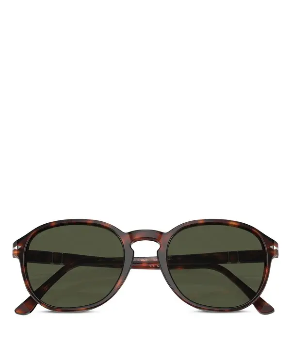 Persol Pillow Sunglasses - Havana/green Solid