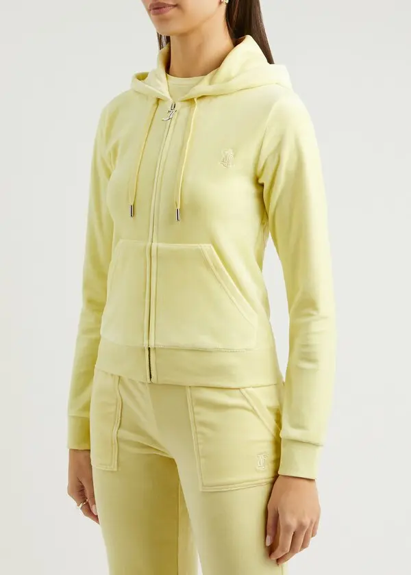 Juicy Couture Robertson Hooded Velour Sweatshirt