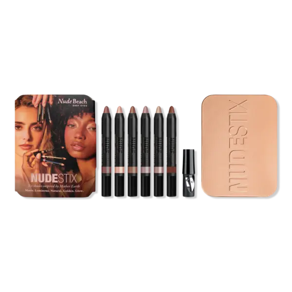 NUDESTIX Nude Beach 6-piece Eye Pencil Kit - One-color