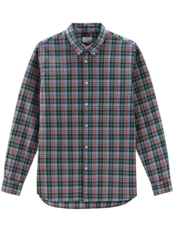 Woolrich Check-print Cotton Shirt - Green