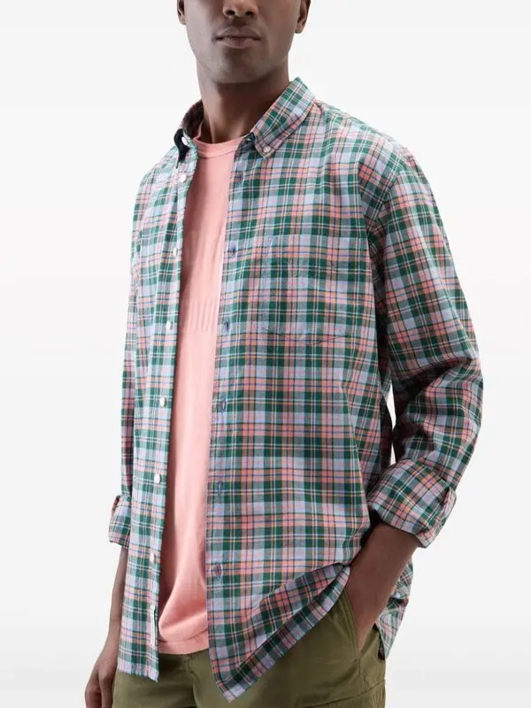 Woolrich Check-print Cotton Shirt - Green