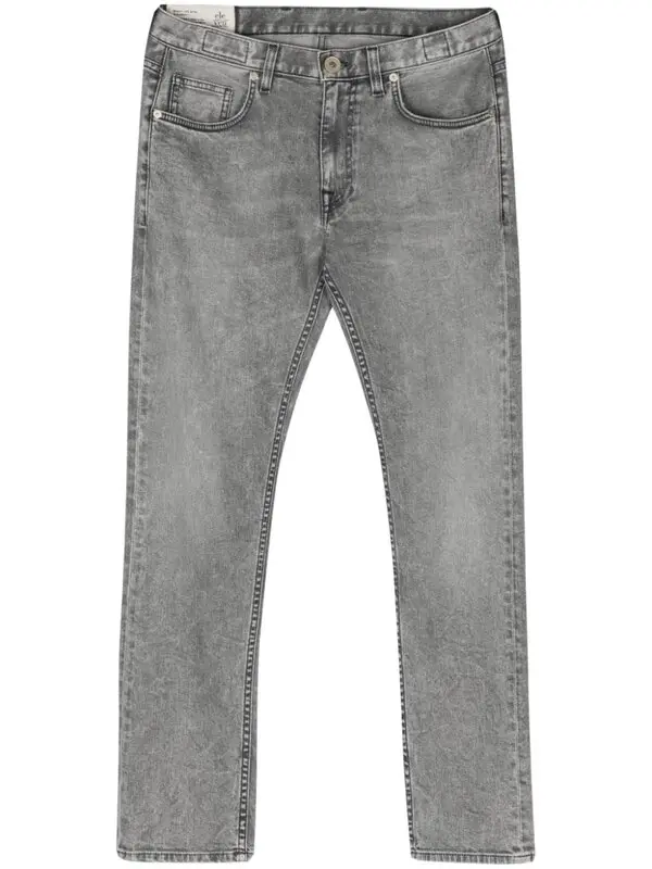 Eleventy Mid-rise Tapered Jeans