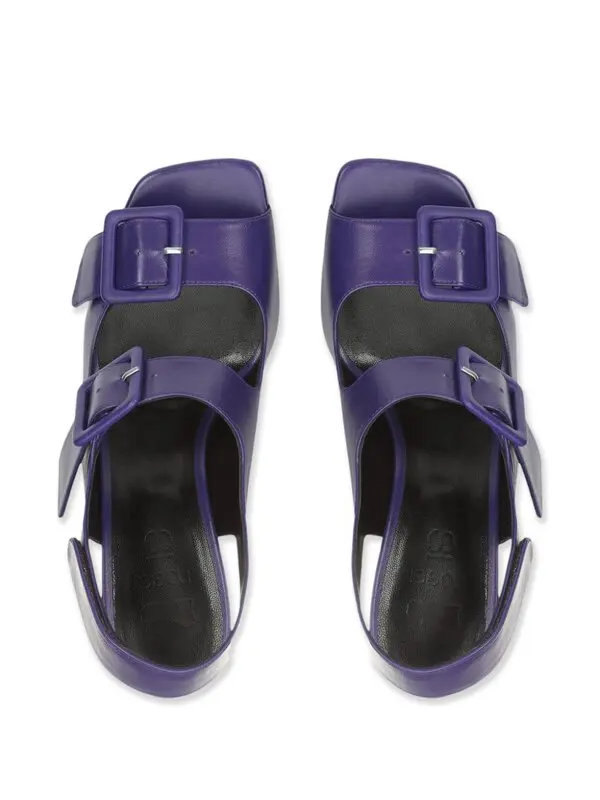 SERGIO ROSSI 90mm Leather Sandals