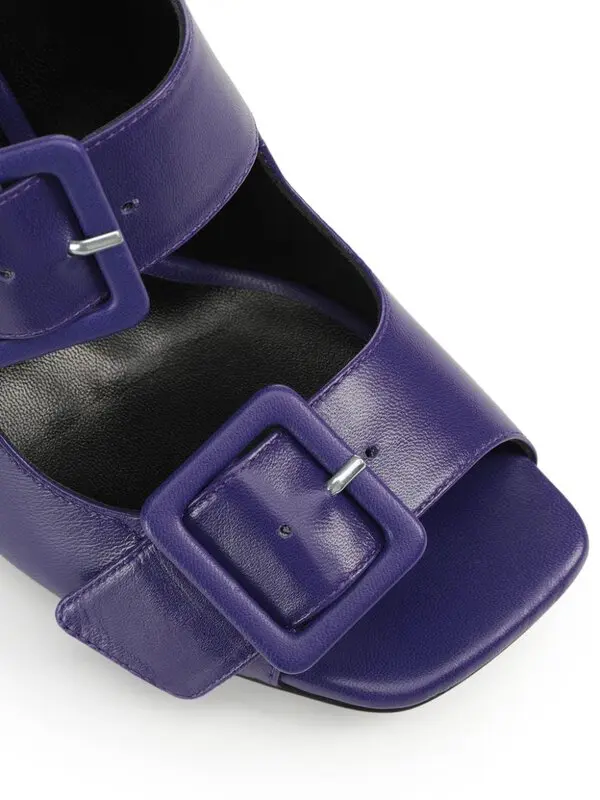 SERGIO ROSSI 90mm Leather Sandals
