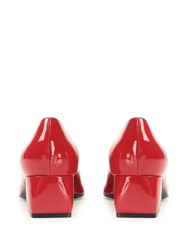 SERGIO ROSSI 45mm Leather Pumps - Red