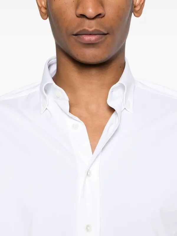 TRAIANO MILANO Long-sleeve Stretch Shirt