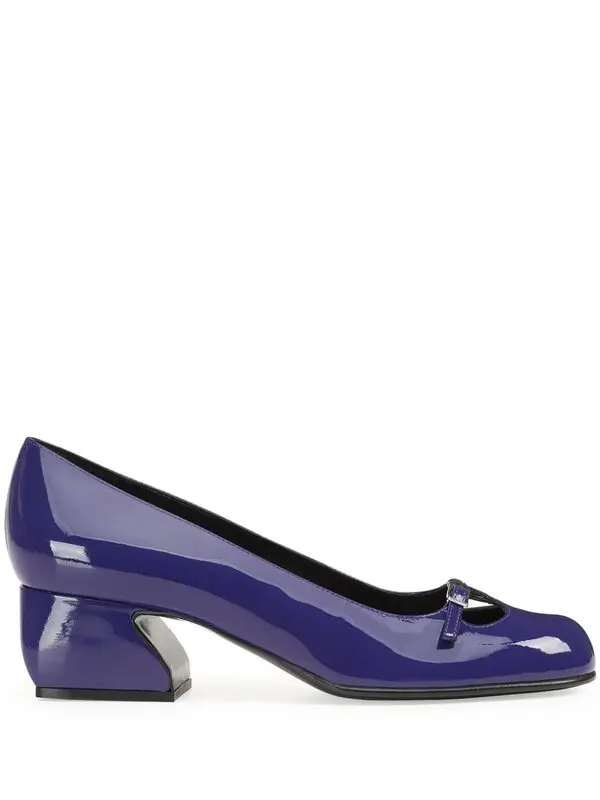 SERGIO ROSSI 45mm Leather Pumps