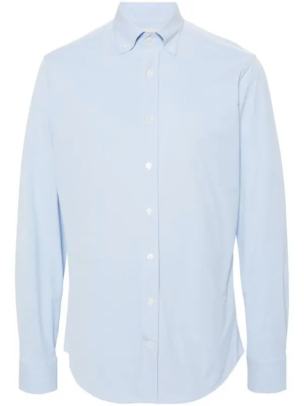 TRAIANO MILANO Long-sleeve Stretch Shirt