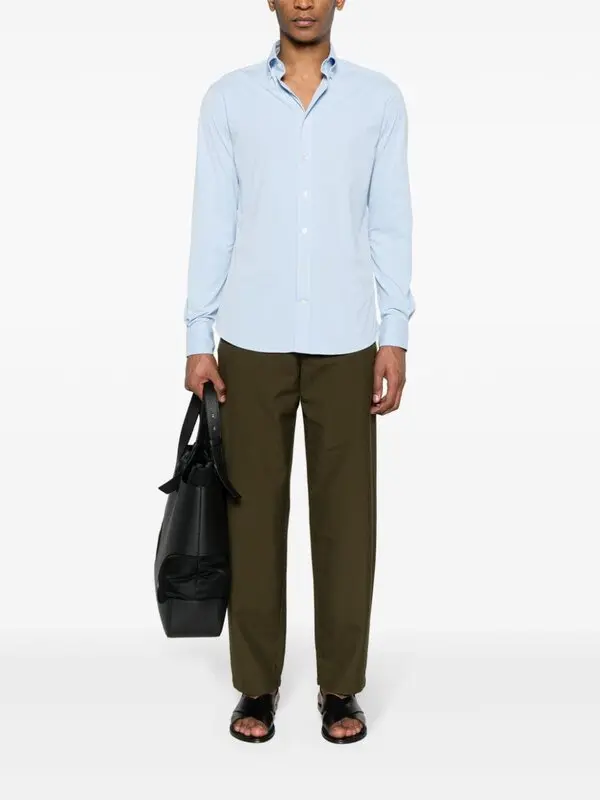 TRAIANO MILANO Long-sleeve Stretch Shirt