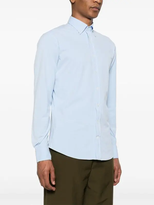 TRAIANO MILANO Long-sleeve Stretch Shirt