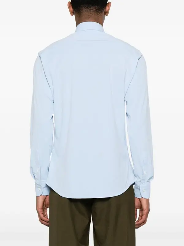TRAIANO MILANO Long-sleeve Stretch Shirt